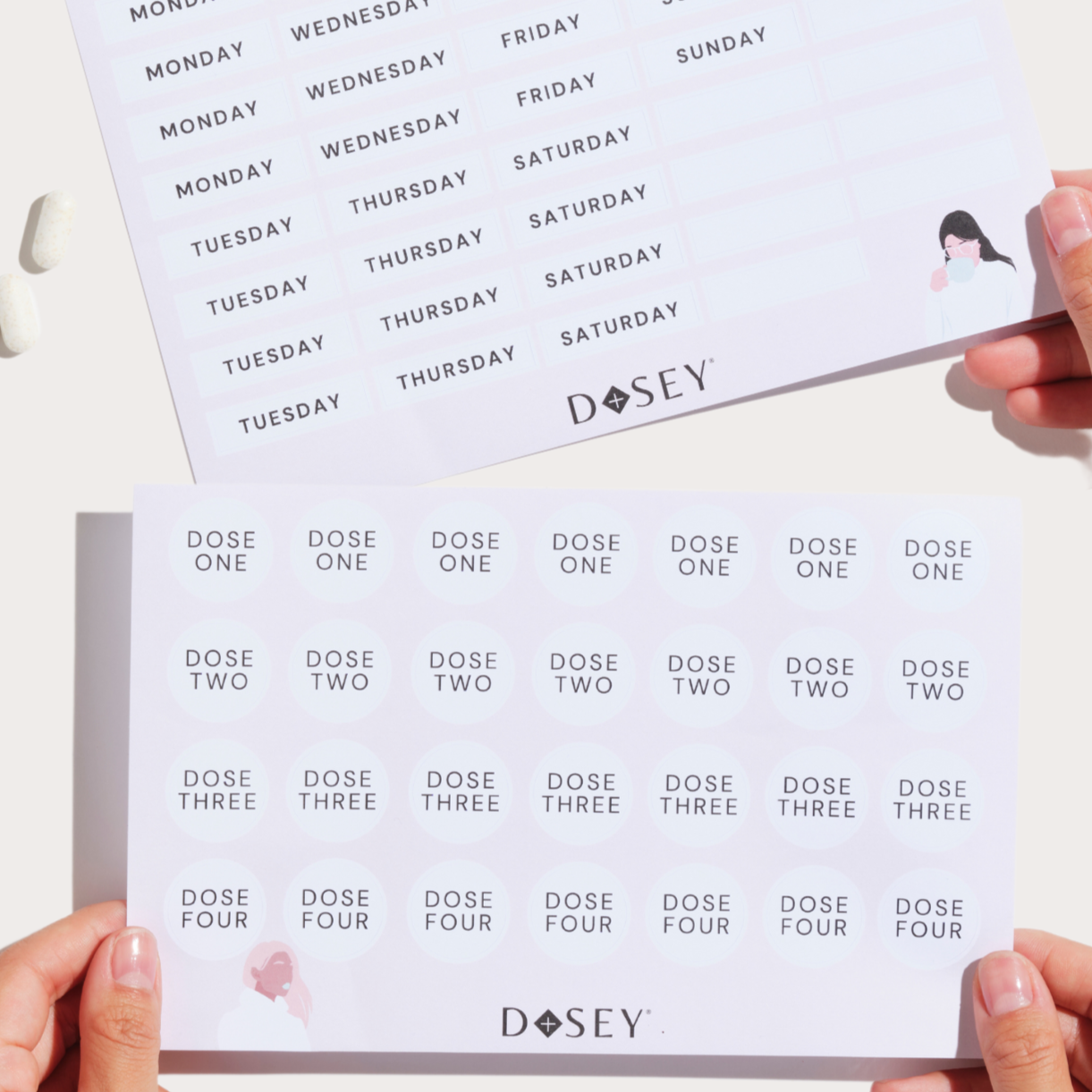 Daily Dose Sticker Set – Dosey Inc